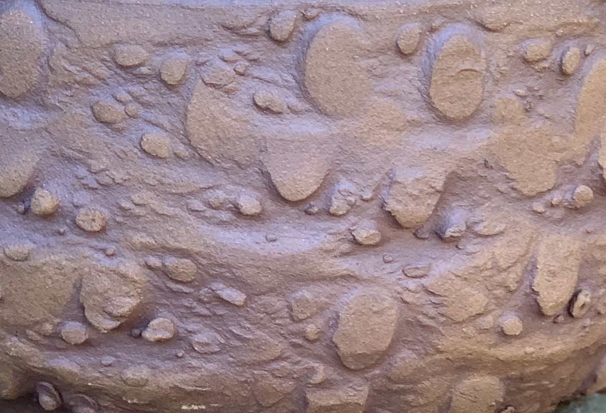 8" Light Cosmos Planter - Susan Aach Ceramics